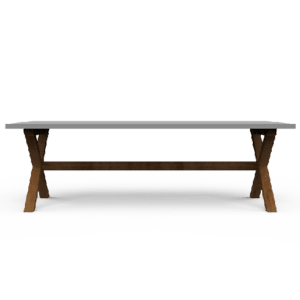 Dining Concrete Rectangle Table - Osier Belle