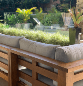 Outdoor Teak Long Corner Left or Right Module - Osier Belle