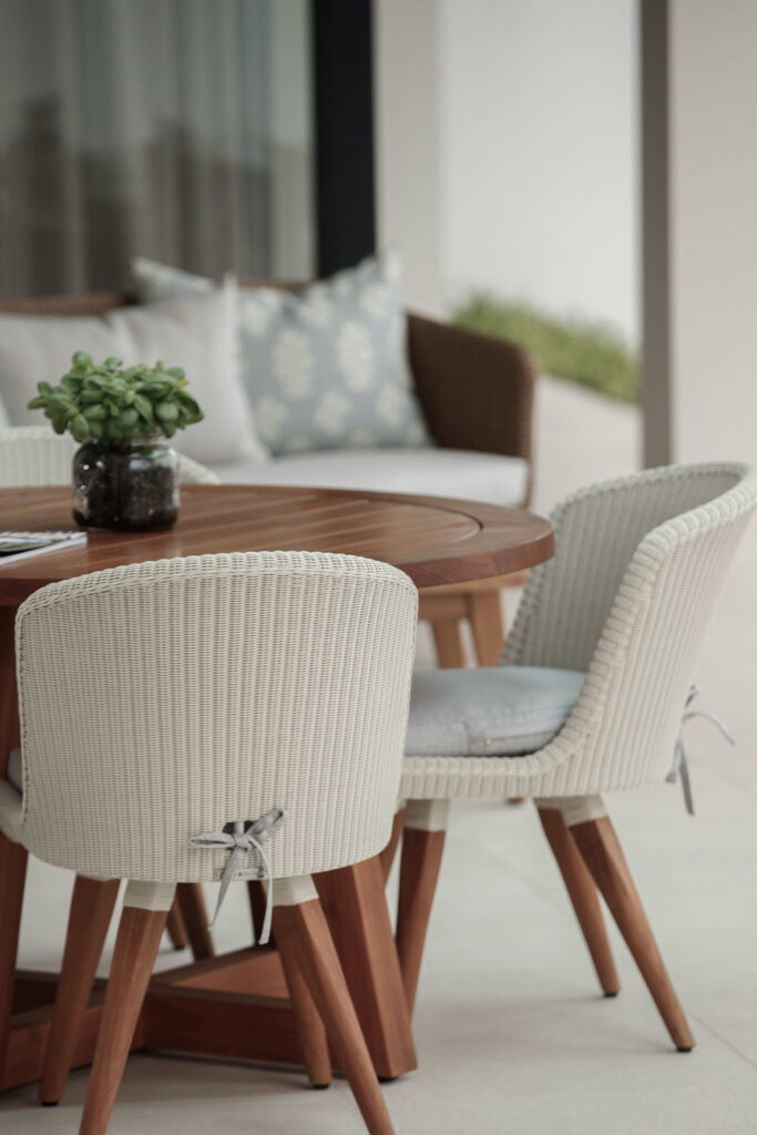 Outdoor Armless Dining Chair - Osier Belle